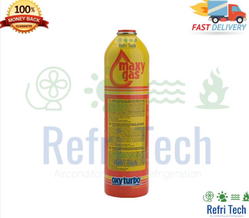 Maxy Gas Disposable Cylinders for Oxyturbo 90 / 1000 Welding Kit E47 M