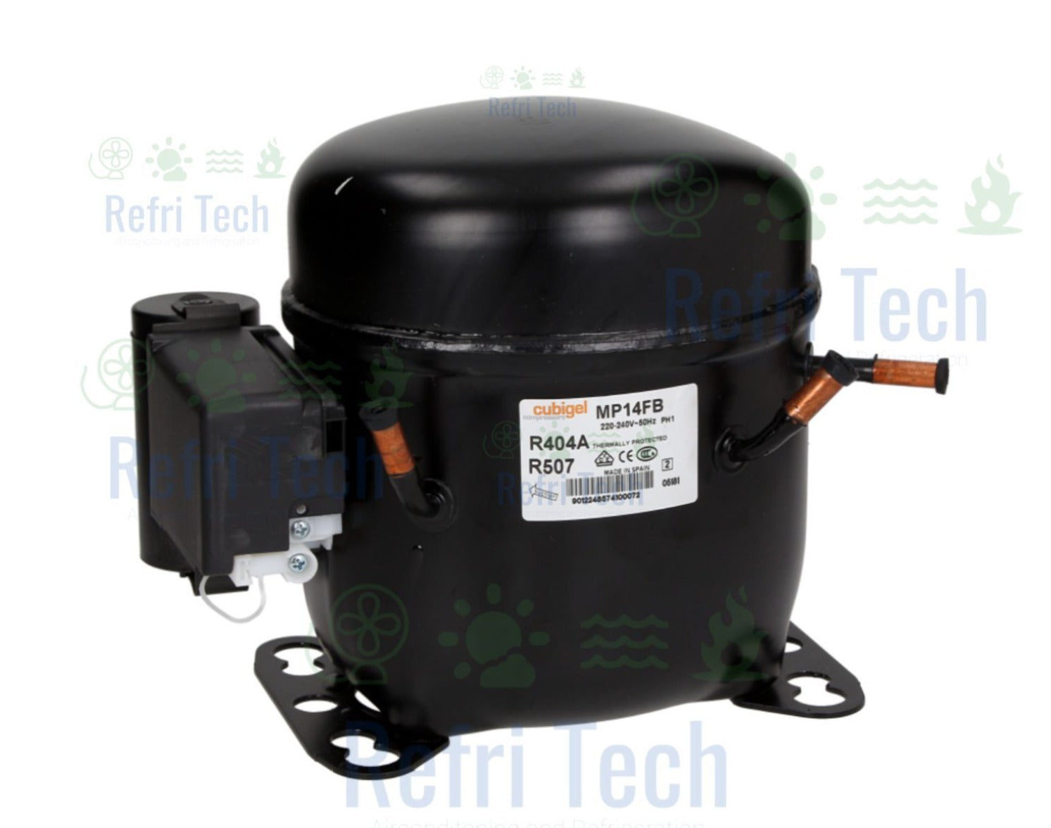 COMPRESSOR CUBIGEL MP14FB R404a/R507 LBP 14,17cc